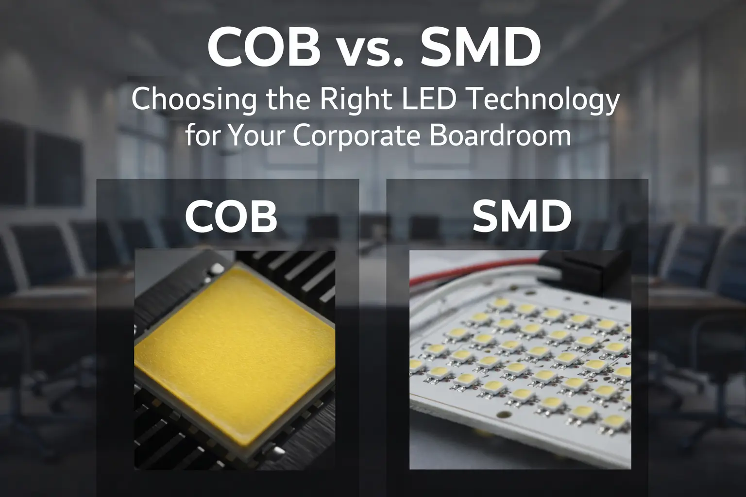 COB vs. SMD: Choosing the Right LED Technology for Your Corporate ...